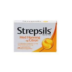 Køb smertelindring til ondt i halsen. Strepsils sugetabletter og Hexokain