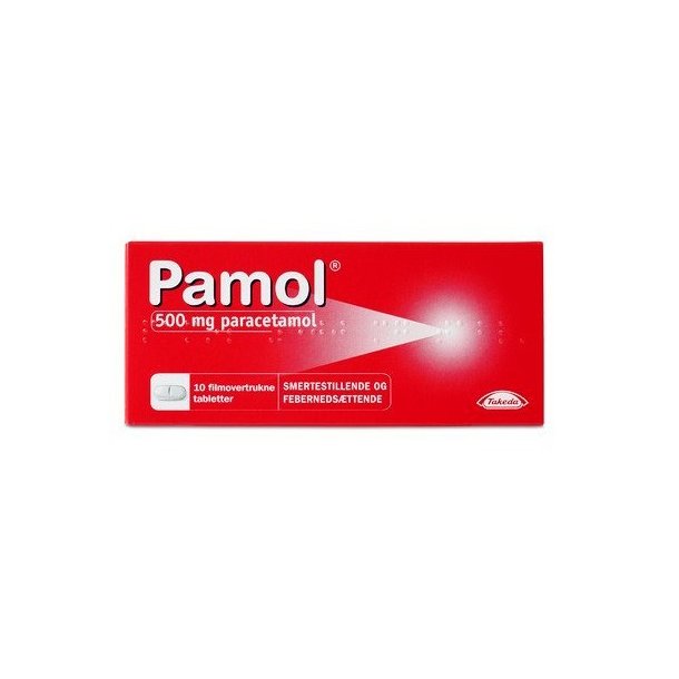 Pamol 500 mg - Et svagt smertestillende middel